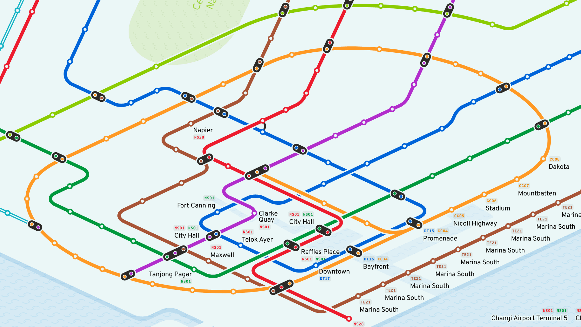 Redesigning the Singapore MRT & LRT Map – Blog @ Satorusaka.com